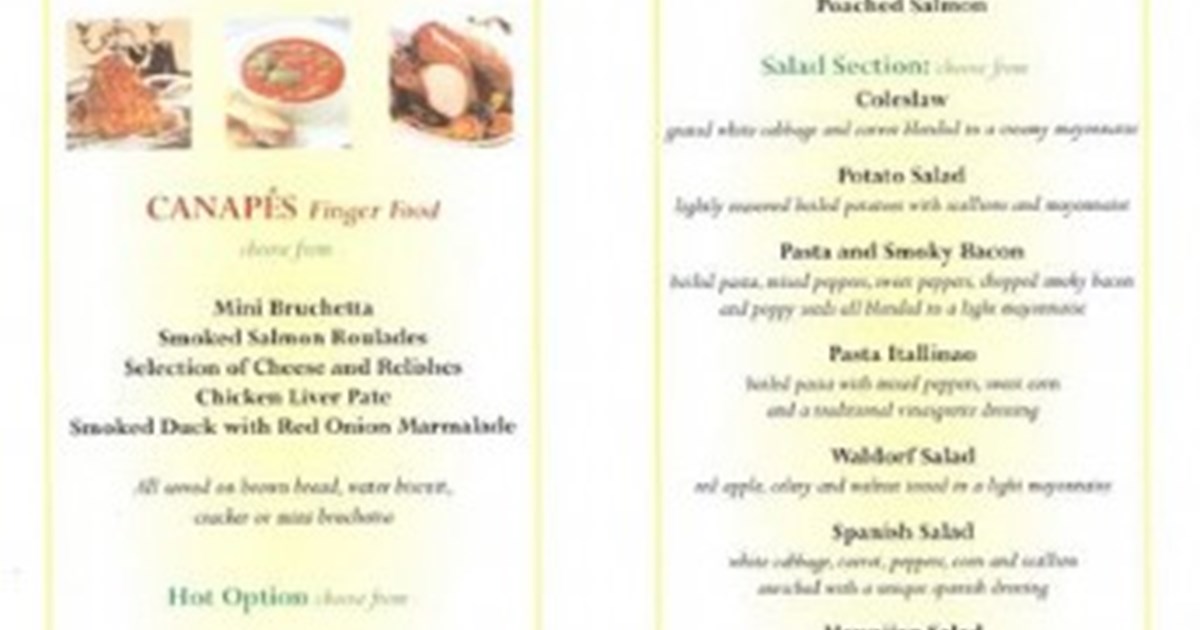 Cavan Catering - Our.ie
